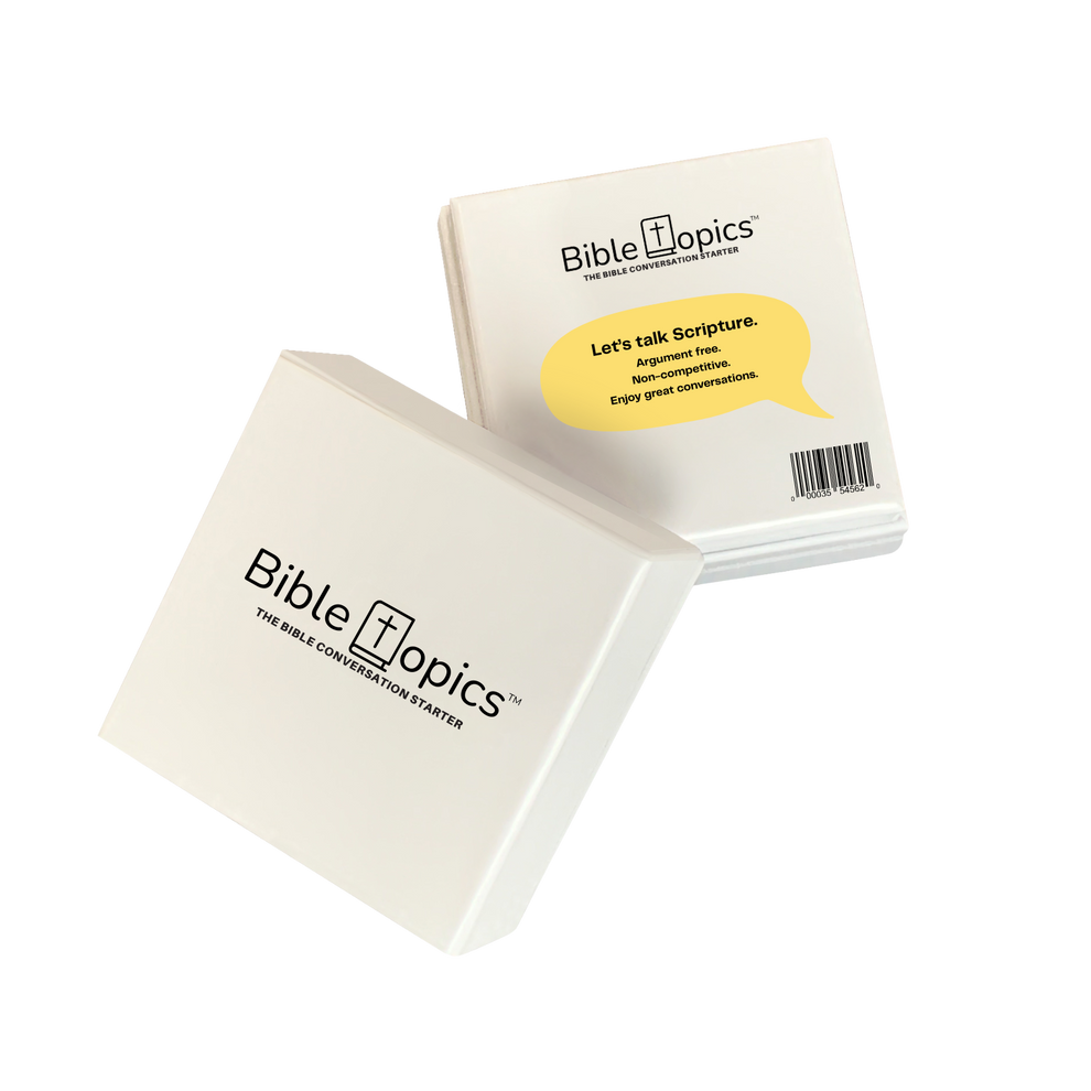 Bible Topics: Bible Conversation Starter Card Game for Faith Groups